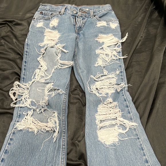 Levi's | Jeans | Vintage Levi 57 Ripped Jeans | Poshmark